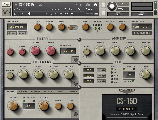 CS-15D – Cluster Sound